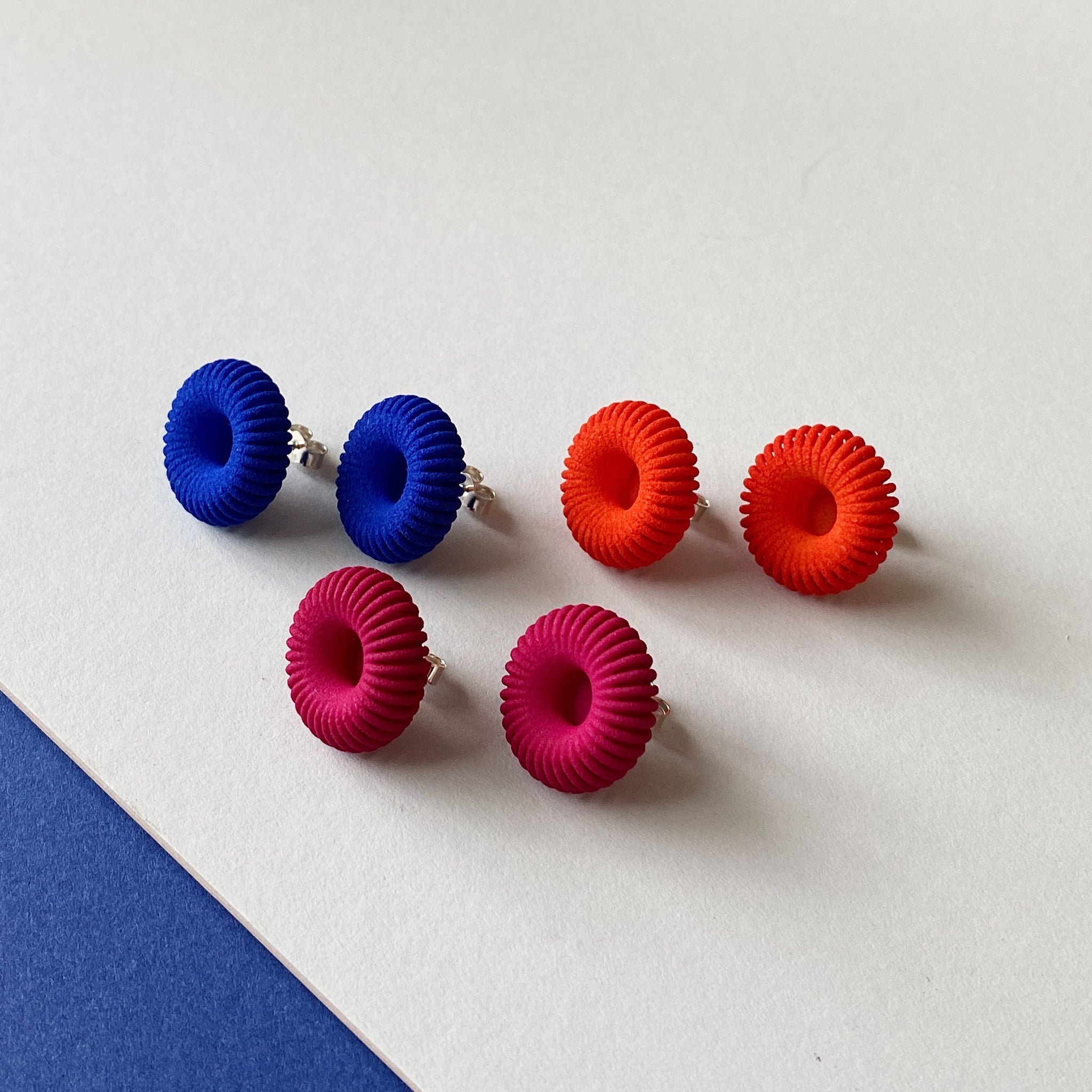 Coil Studs - Blue | Eve Balashova | Lily Luna