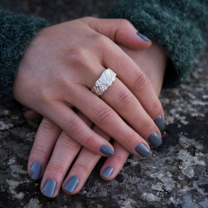Wide Kelp Ring | Kelly Munro Handmade Scottish Jewellery | Lily Luna ...