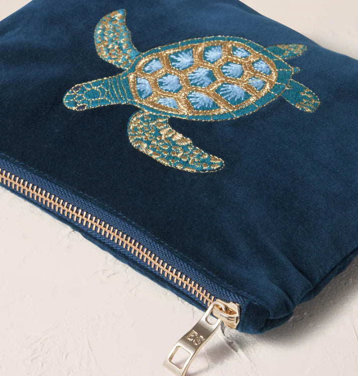 Elizabeth Scarlett Turtle Conservation Mini Pouch